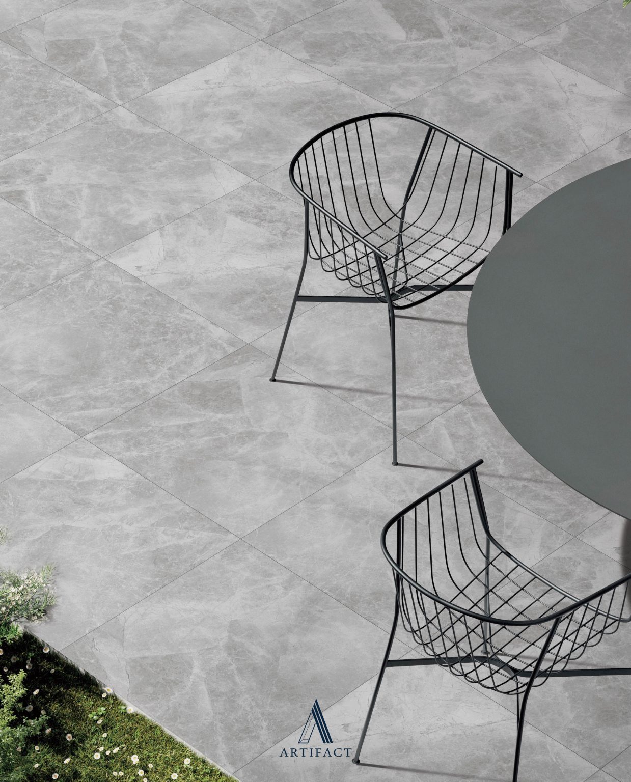 กระเบื้องอาร์ติแฟคท์ INDOOR ANTI SLIP MARBLE MIYA GREY – Artifact ...