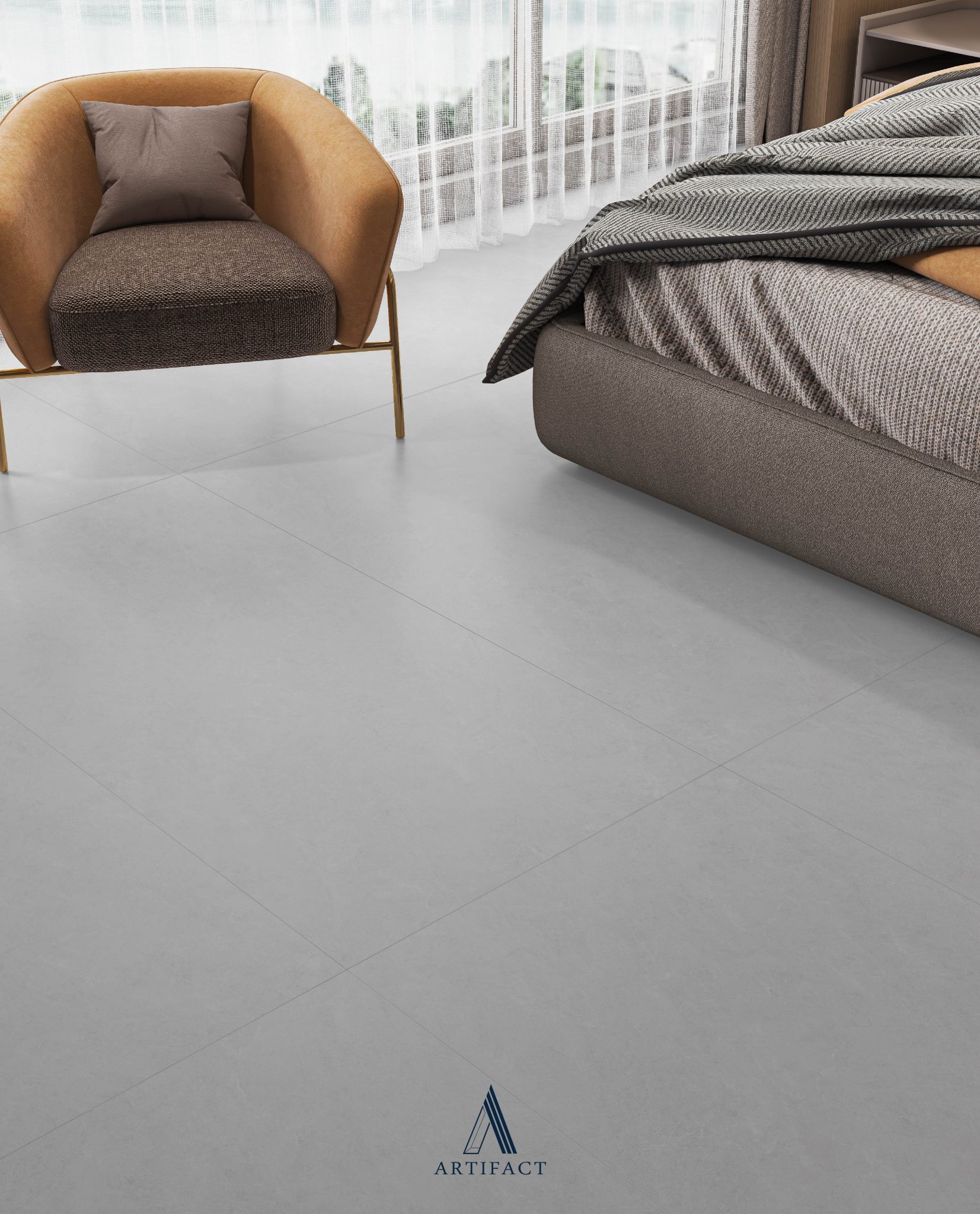 กระเบื้องอาร์ติแฟคท์ ITALIAN MARBLE CEMENT GREY HG53 – Artifact Design ...