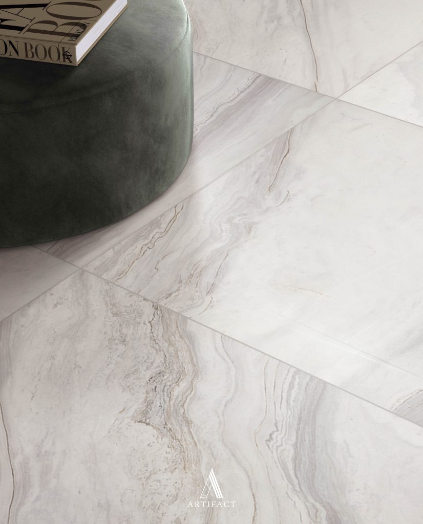 กระเบื้องอาร์ติแฟคท์ MARBLE-10 AGATHA WHITE – Artifact Design Group Co.,Ltd