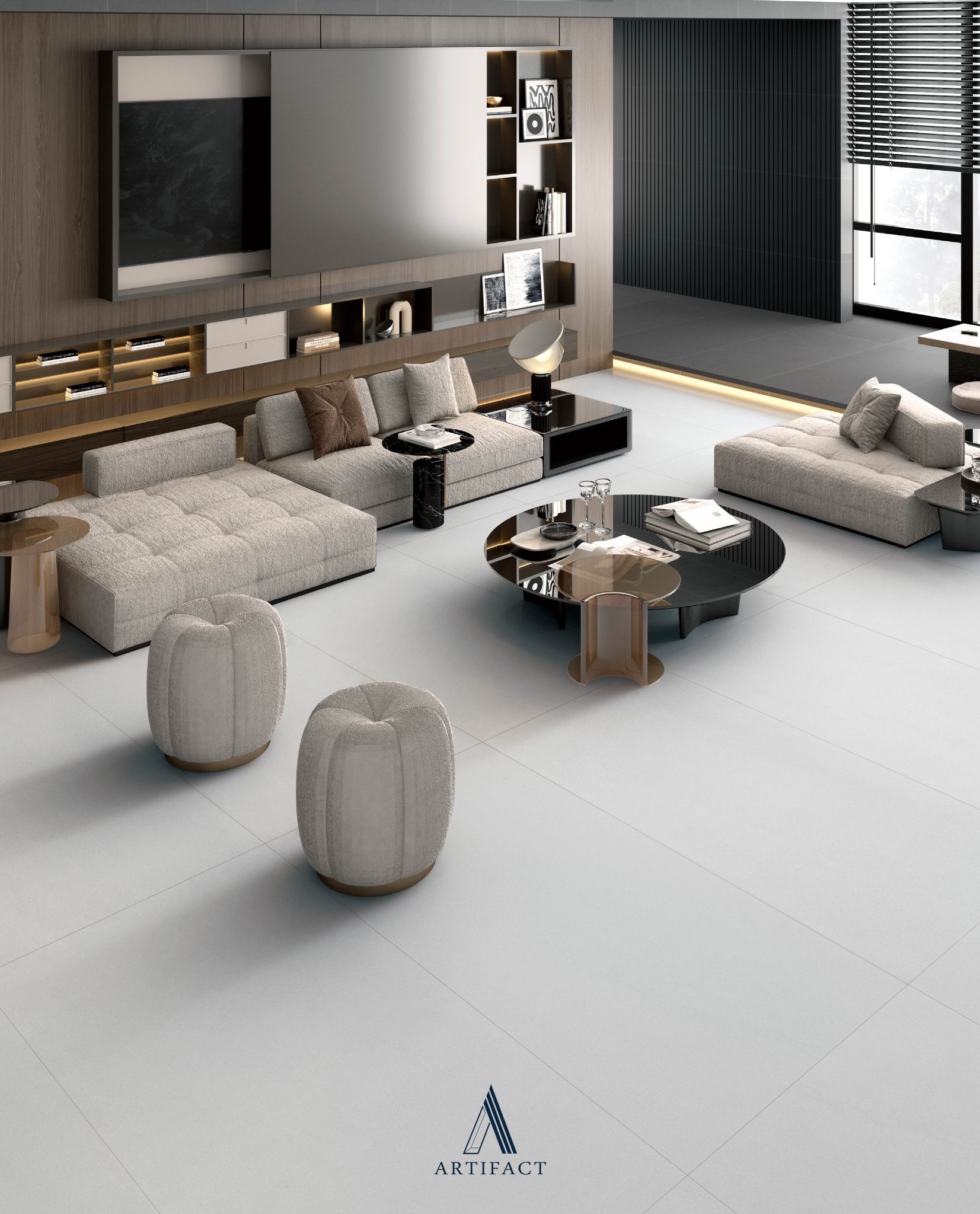 กระเบื้องอาร์ติแฟคท์ SLAB AUSTRALIAN SANDSTONE PLATINUM GREY – Artifact ...